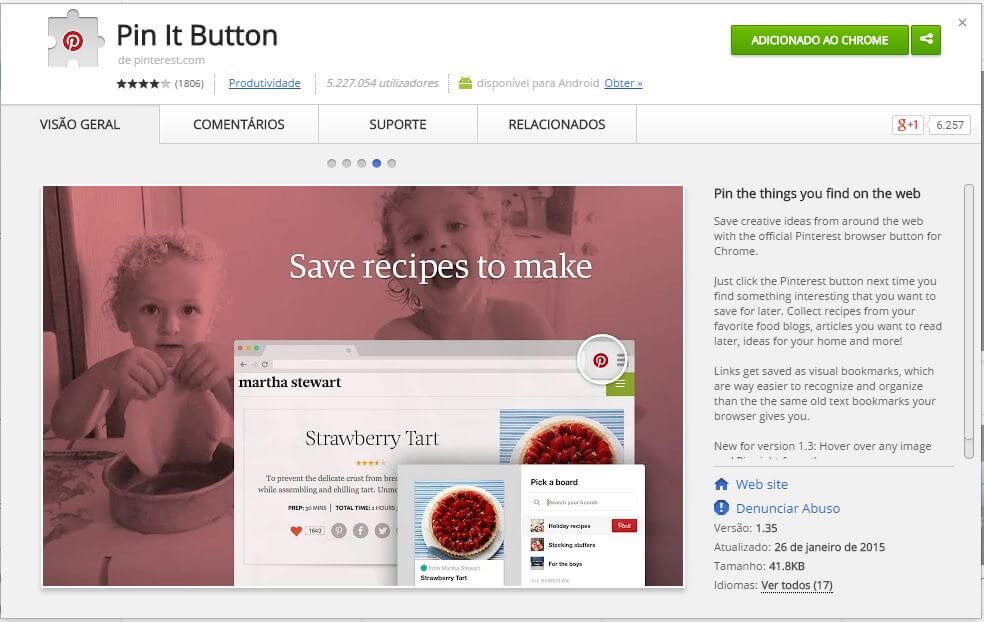 Como fazer pins no Pinterest com o Pin It Button?