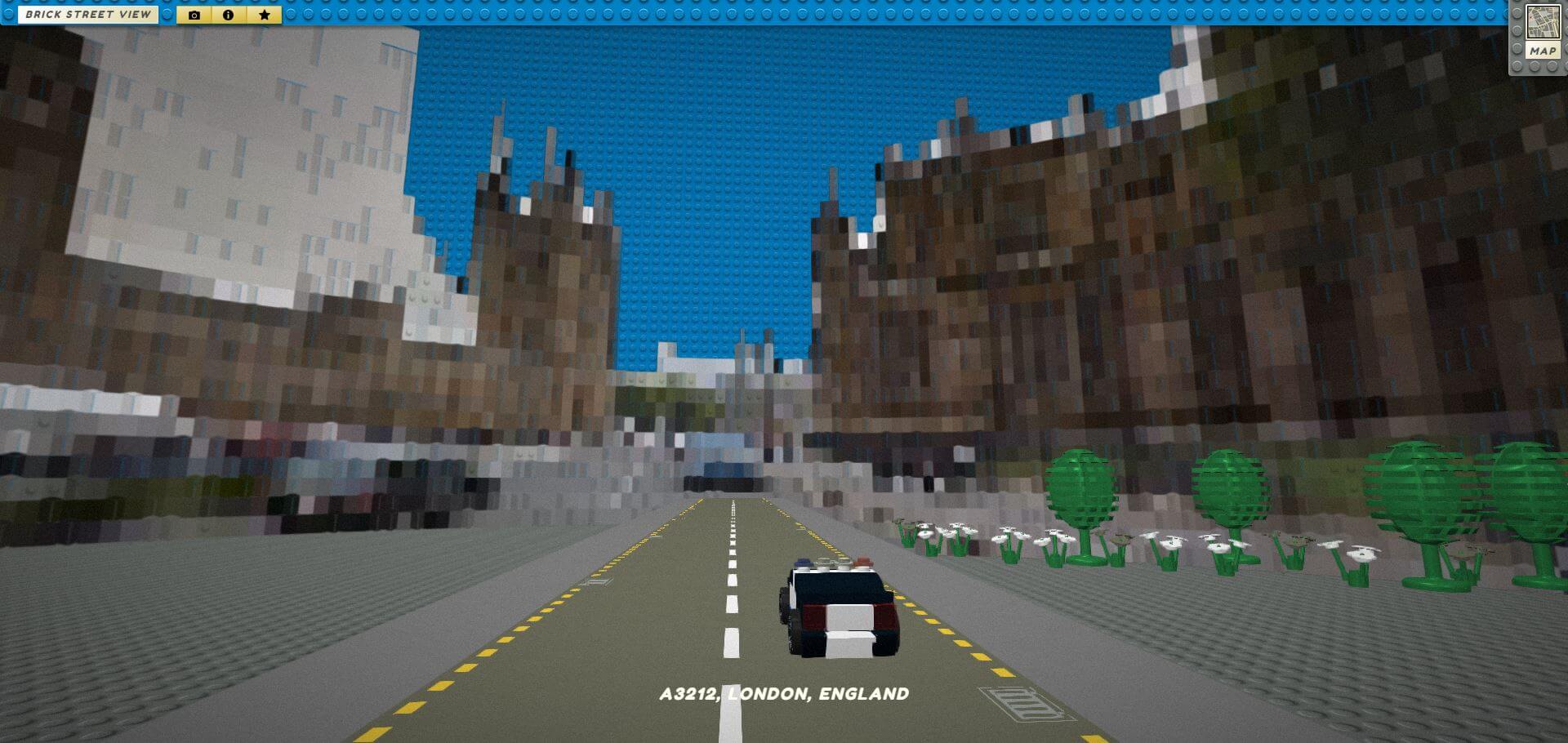 Brick Street View: e se o Google Maps fosse em Legos?
